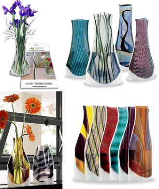 Introducing an expandable flower vase named Vazu - At Home with Kim Vallee